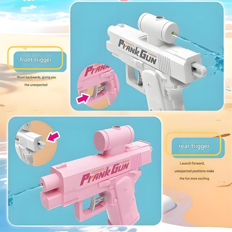 Prank Two-Way Water Gun, Water Gun Prank Can Spray from Front and Bac ...