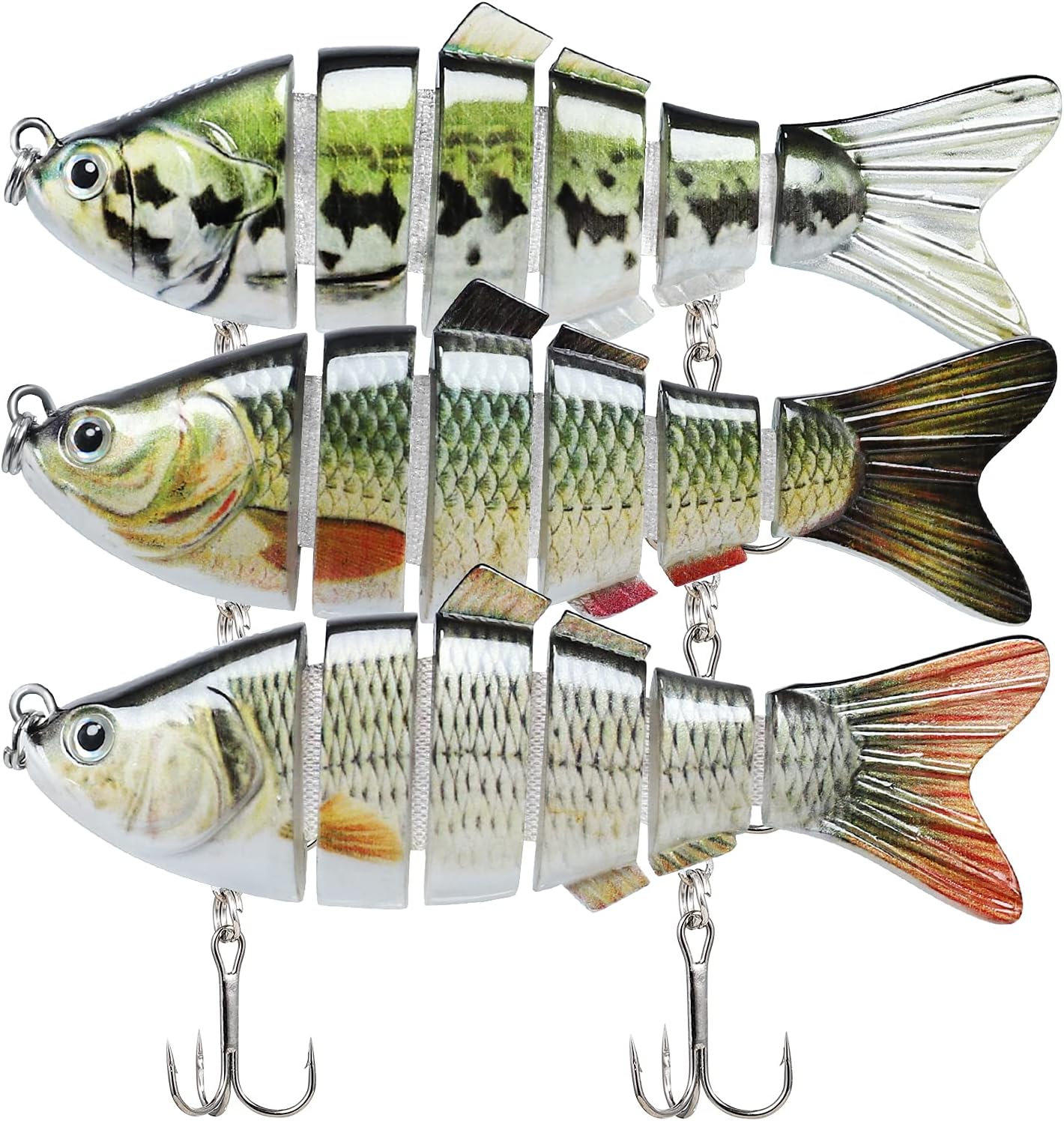 6-Segment Lifelike Fishing Lures – Waregami